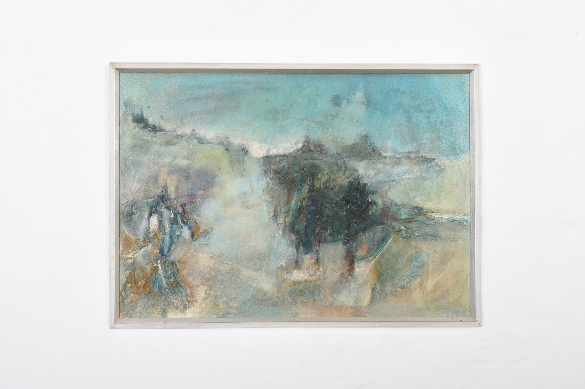 Oil painting by Frans Vester Pedersen - 1971 – CHASE & SORENSEN