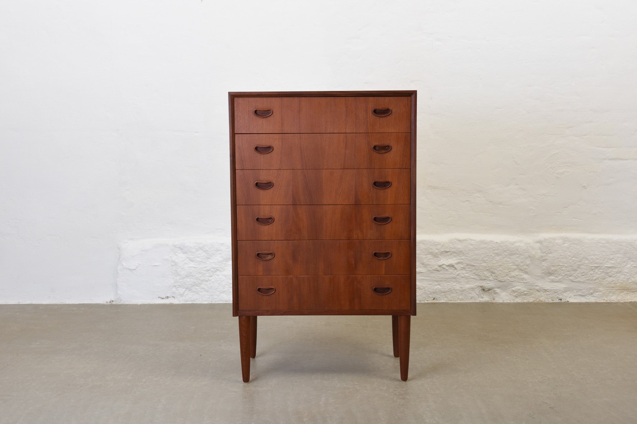 1960s teak chest with inset handles no. 1 – CHASE & SORENSEN