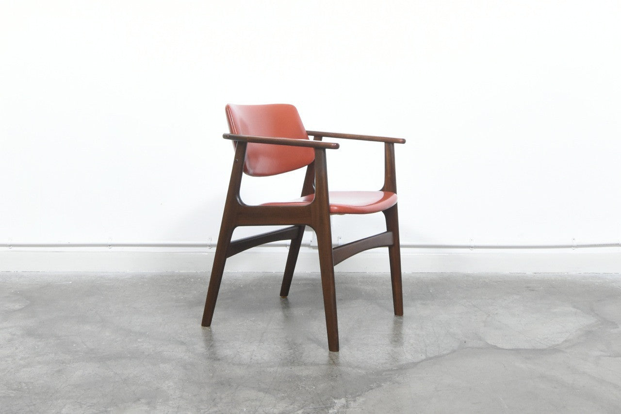 Stained beech desk chair – CHASE & SORENSEN