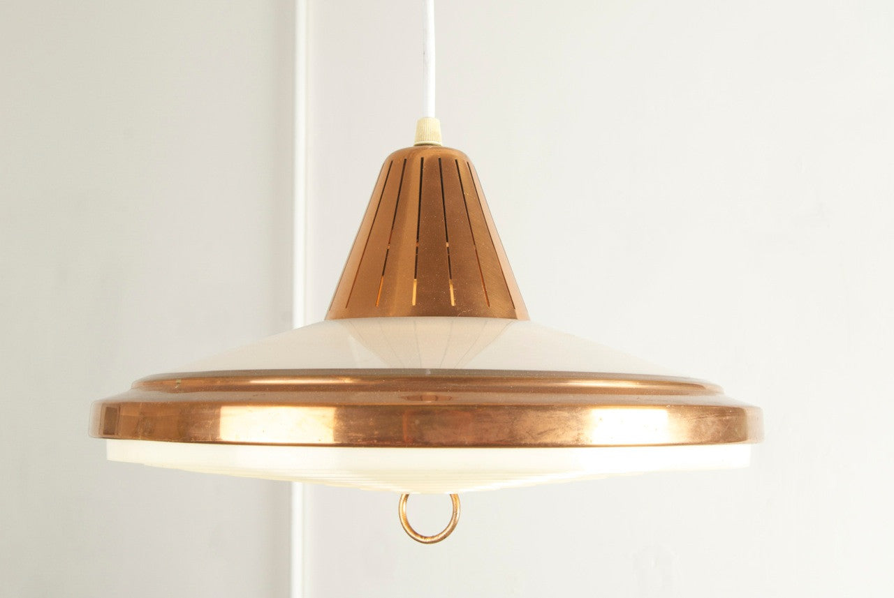 Copper ceiling light – CHASE & SORENSEN