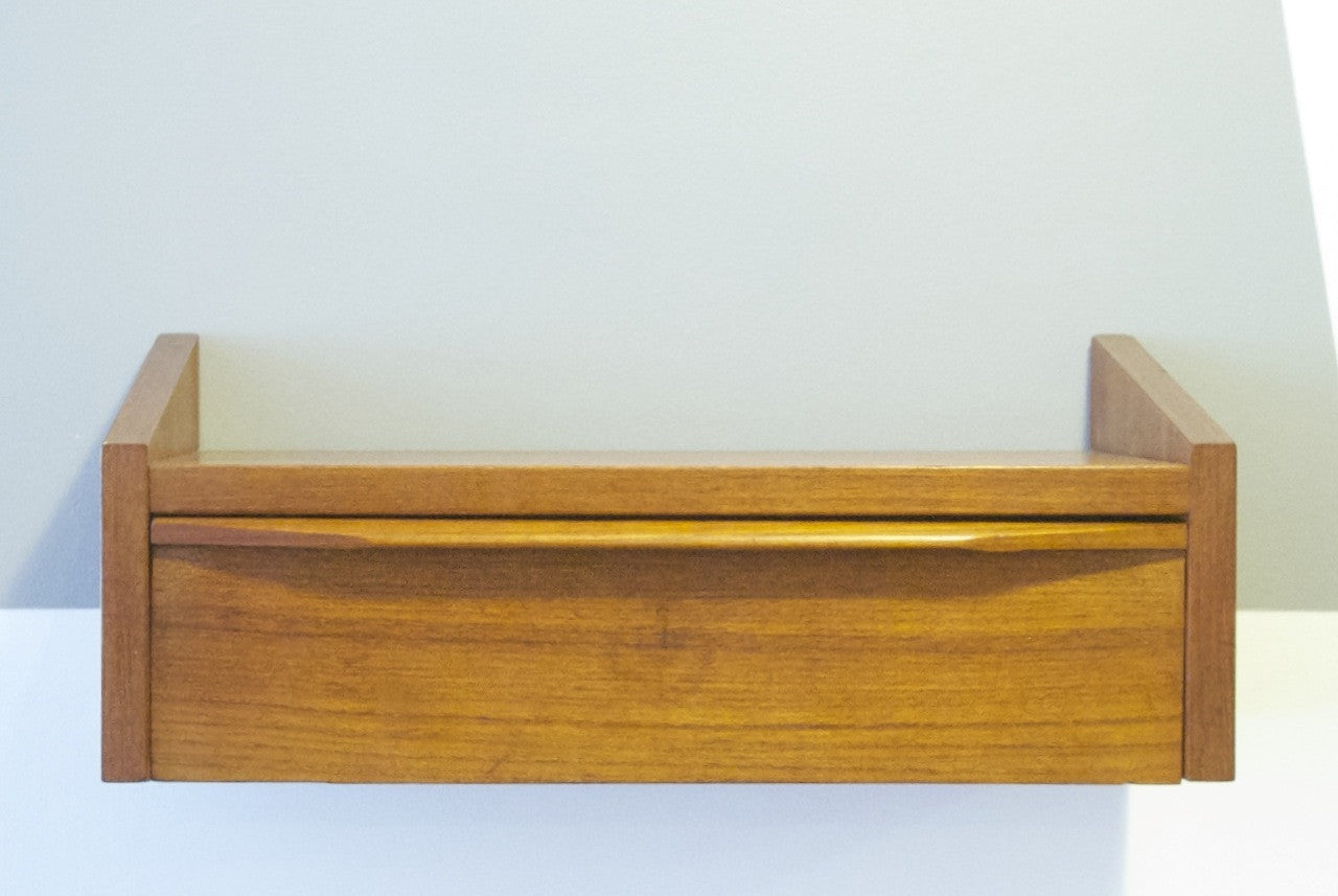 Teak floating drawer – CHASE & SORENSEN