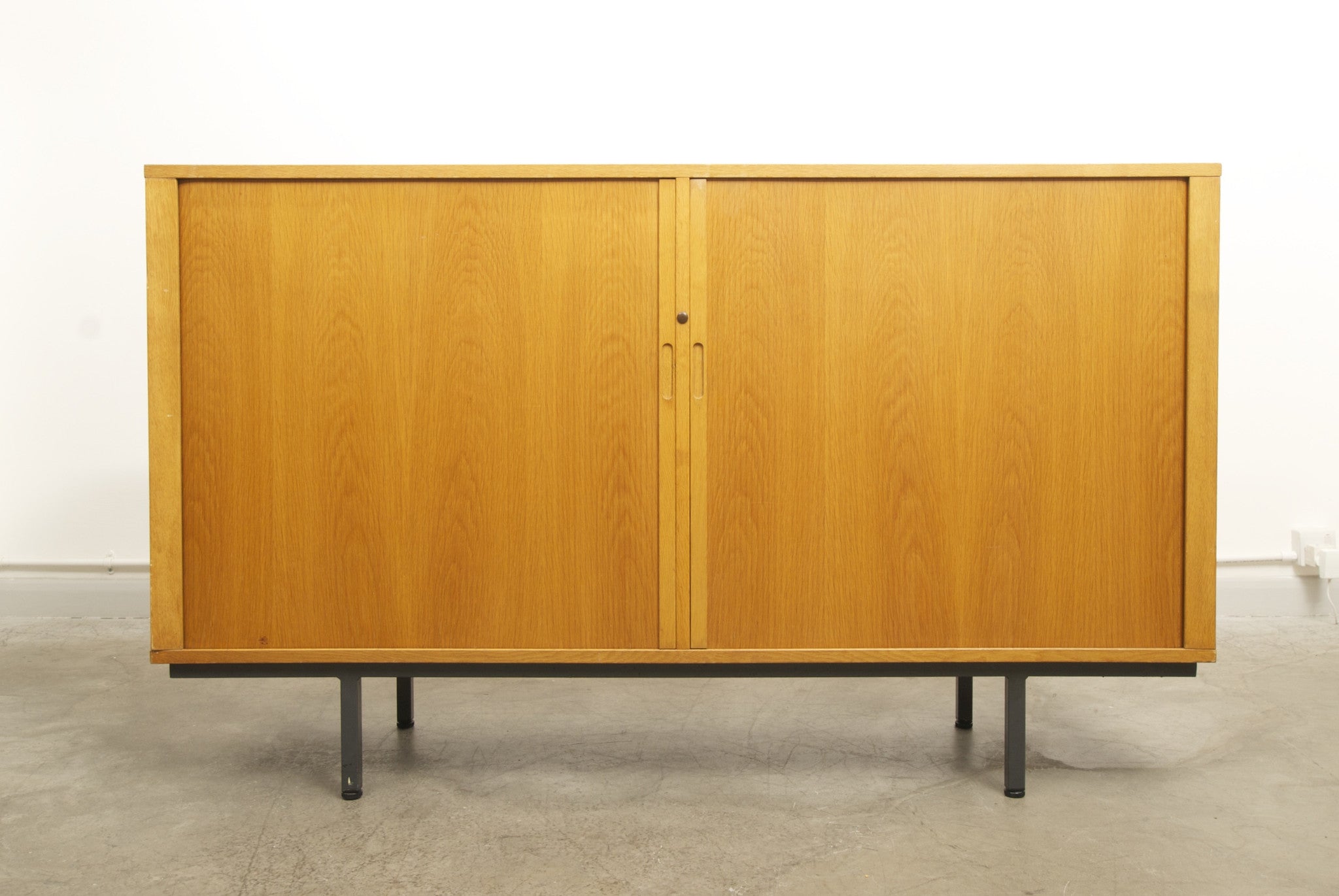 Oak storage cabinet – CHASE & SORENSEN