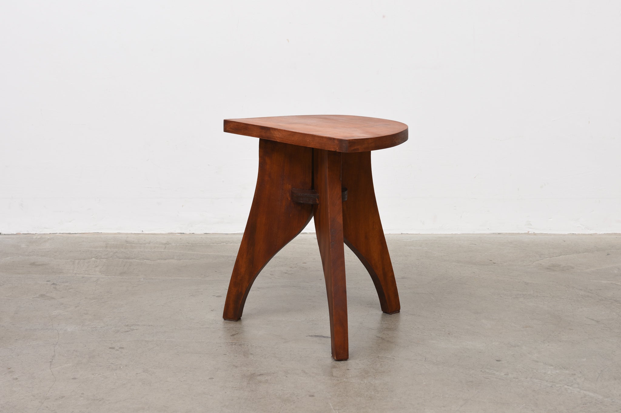 Vintage beech stool – CHASE & SORENSEN