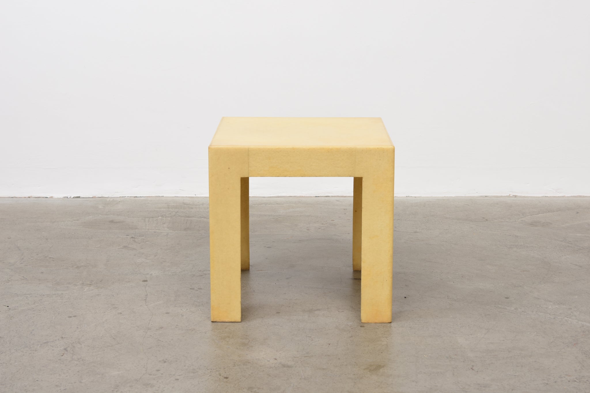 1970s fibreglass side table – CHASE & SORENSEN