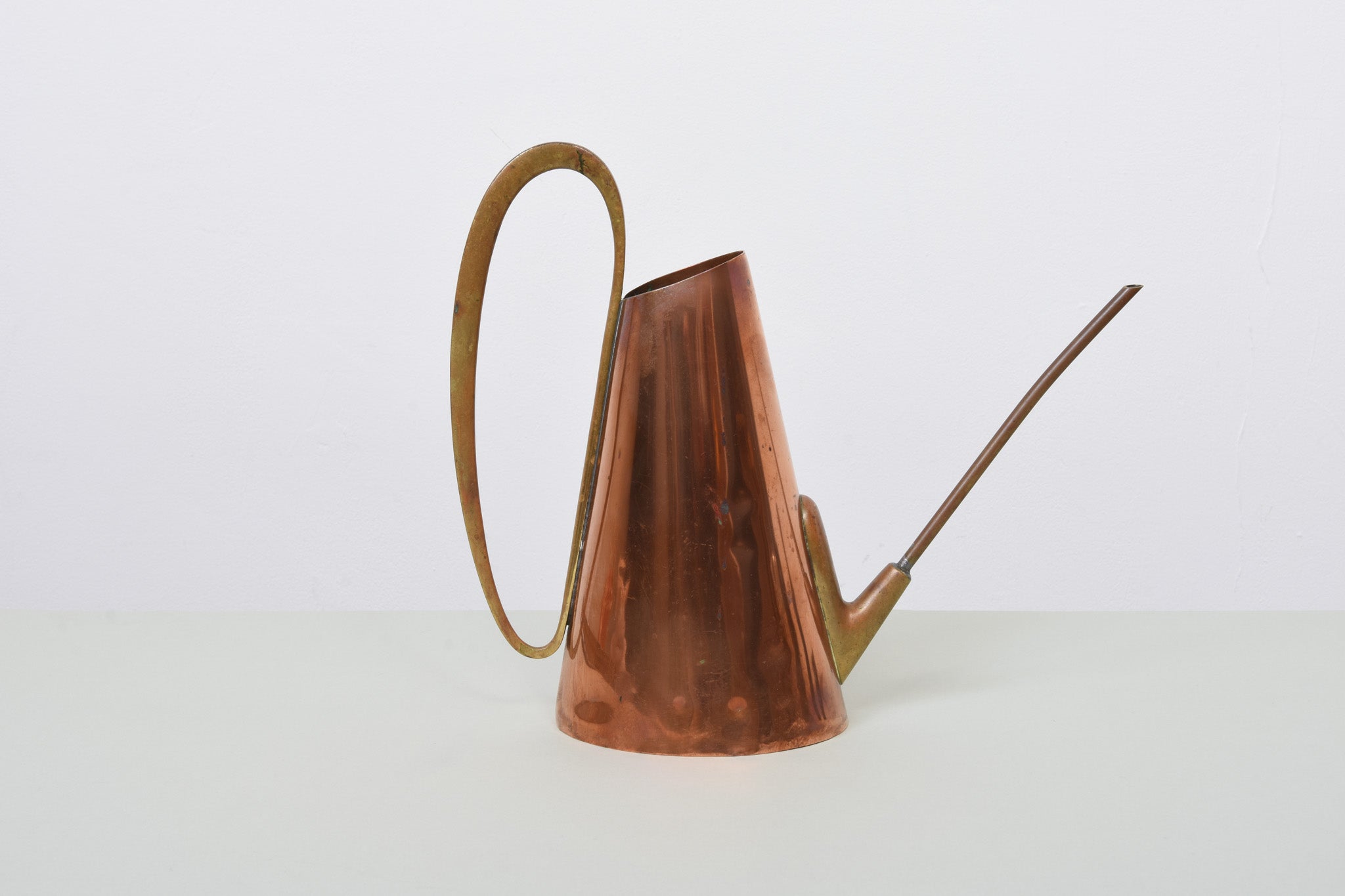 1950s copper + brass watering can by Karl Hagenauer – CHASE & SORENSEN